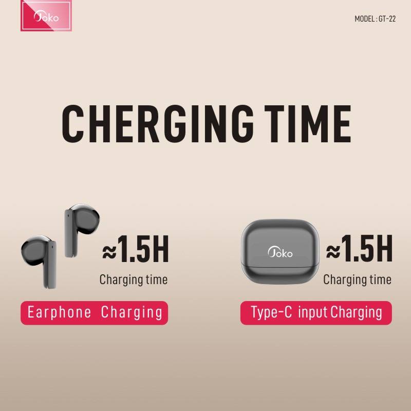 JOKO កាសប៊្លូធូសសេរីថ្មីម៉ូឌែល GT22